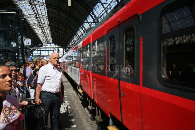 Train Passengers editorial stock image. Image of central - 16953794
