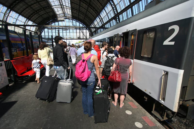 Train Passengers editorial photography. Image of central - 16989317