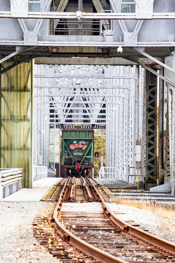 Train Crossing Cape Cod Canal Railroad Bridge Stock Photos - Free ...