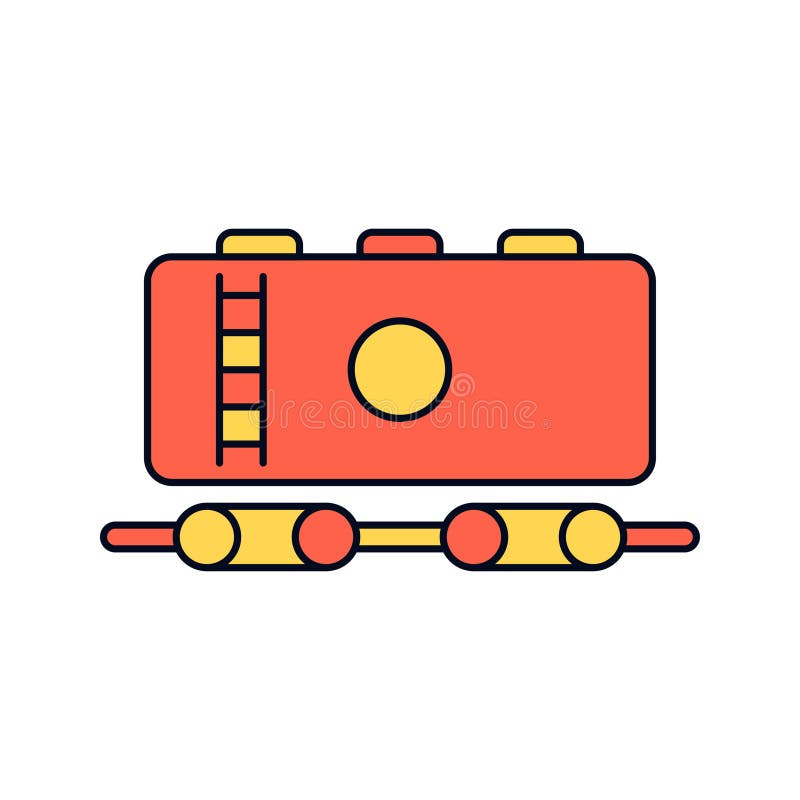 Fuel and Transport Colored Icons Stock Vector - Illustration of buoy ...