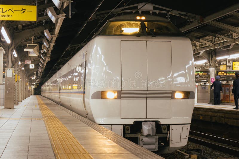 A Train at the Platform in Japan Editorial Photography - Image of train ...