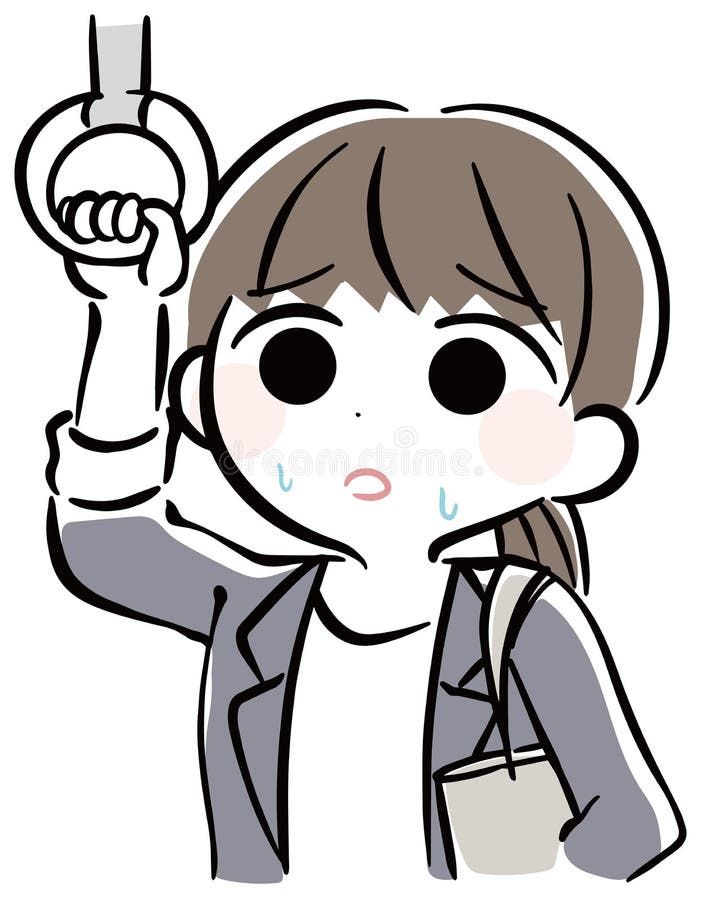 Train, Poor Health, Female Illustration Stock Vector - Illustration of ...