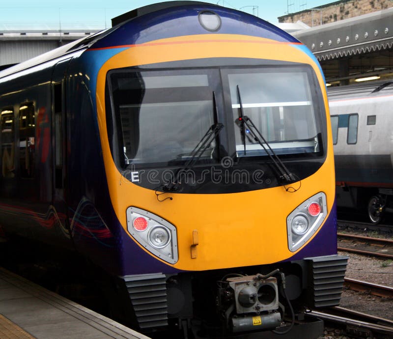 Train Pulling Into Station Picture. Image: 5818652