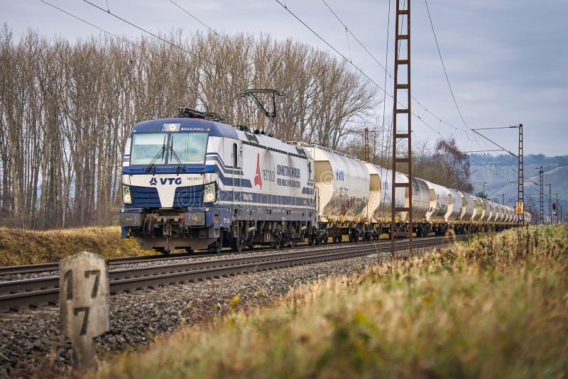 Train on Railroad Surrounded by Trees Editorial Image - Image of ...