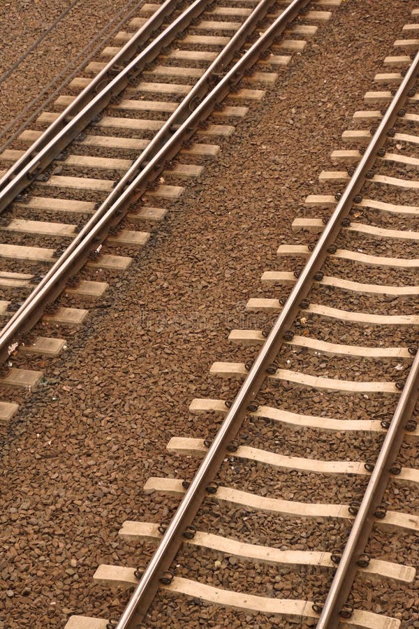 Train rails stock image. Image of transportation, metal - 27616797