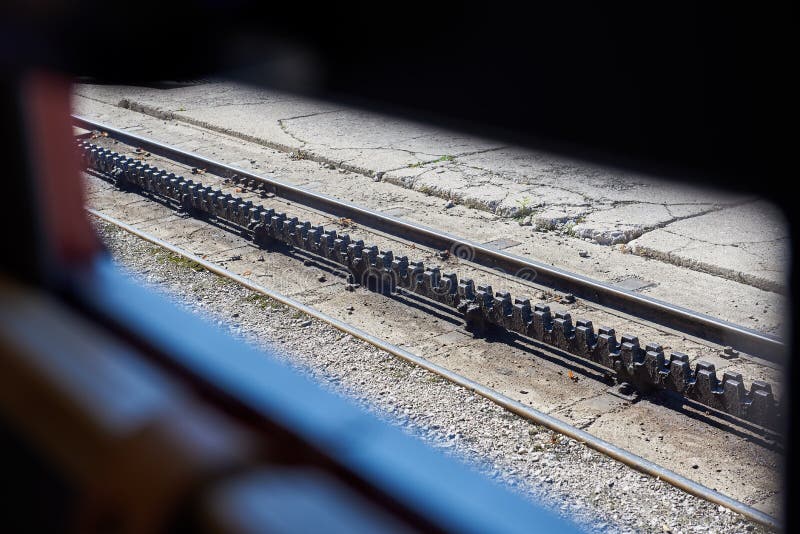 Schafberg Train in Austrian Alps Stock Photo - Image of meadow ...