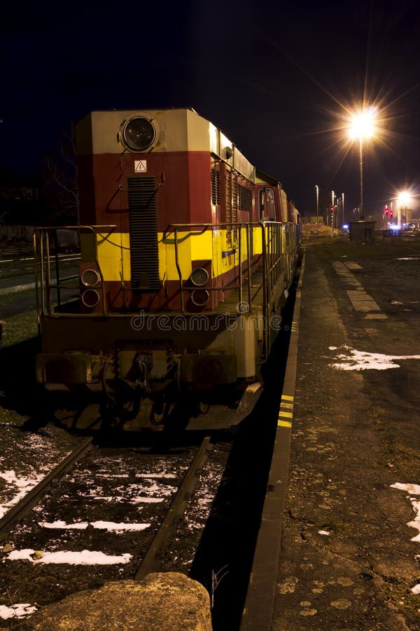 Train stock photo. Image of city, twilight, station, traffic - 49776208