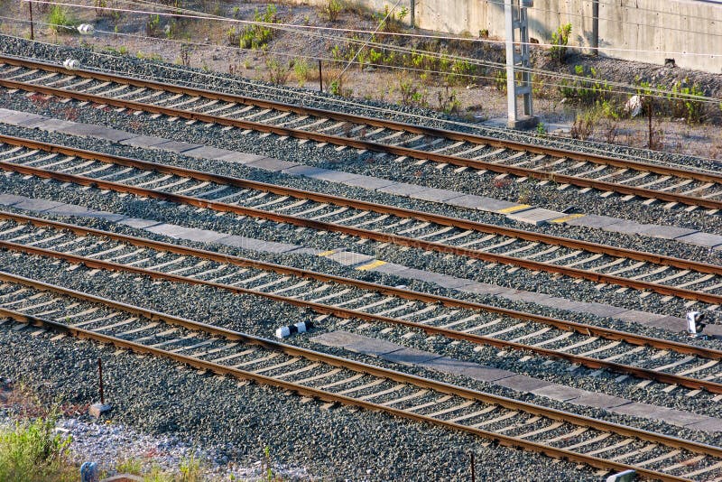 Train railways stock image. Image of track, train, rail - 32179897