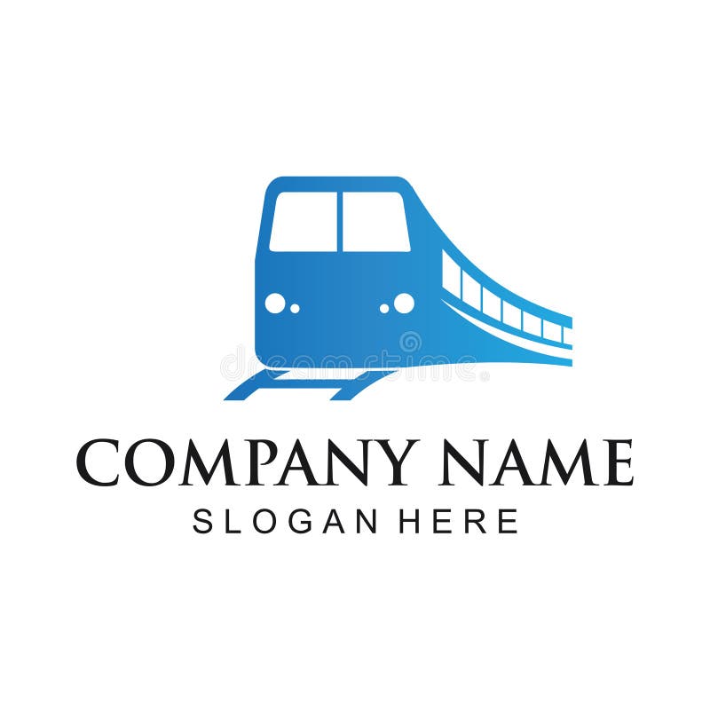 Train Rapid Mass Transportation High Speed Vector Logo Design Stock ...