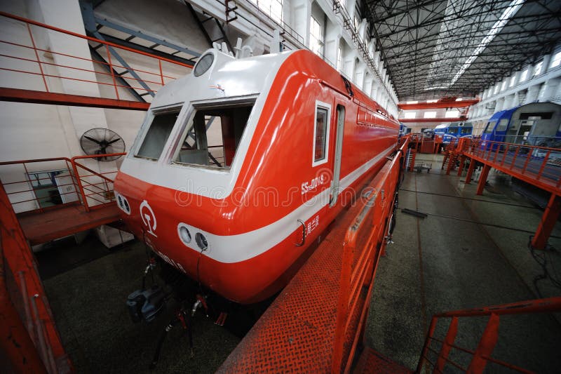 Train repair factory editorial photography. Image of electricity - 26541907