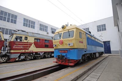 Train repair shop editorial photo. Image of building - 23482086