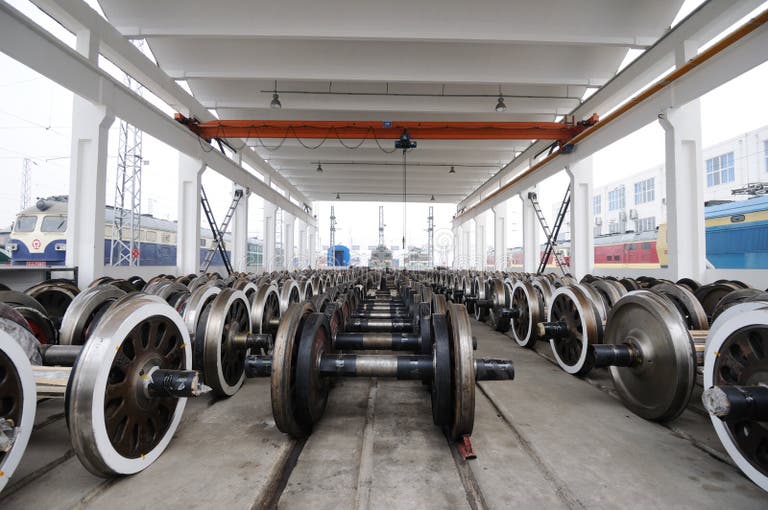 Train repair shop editorial stock image. Image of building - 23482139