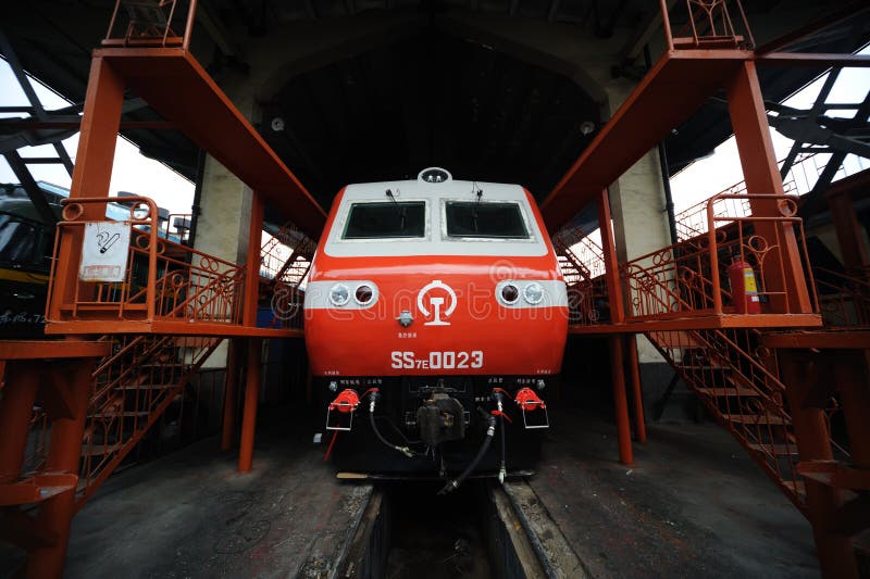 Train repair factory editorial stock photo. Image of making - 26542073