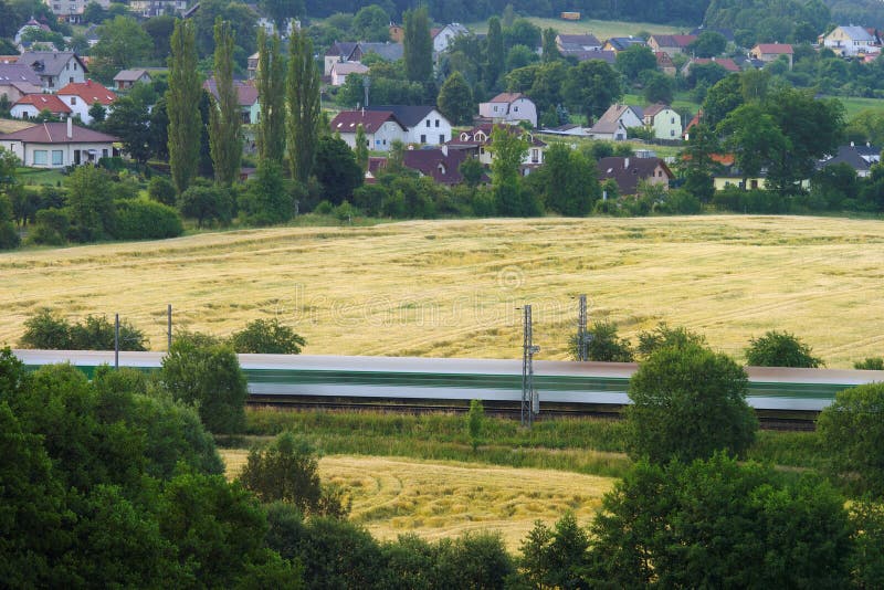 Train ridden landscape stock photo. Image of cultural - 17025976
