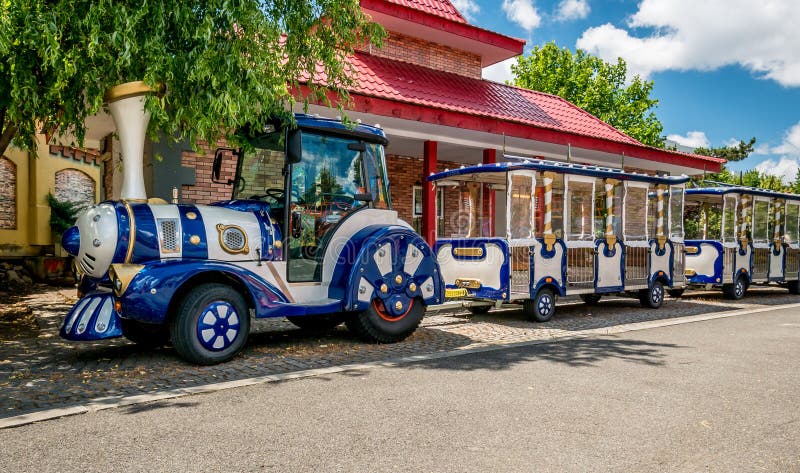 Train Ride for Kids in Children`s World Park in Bucharest Editorial ...