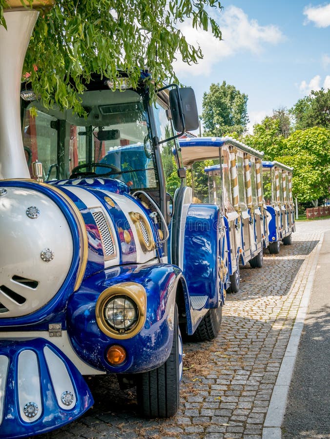 Train Ride for Kids in Children`s World Park in Bucharest Editorial ...