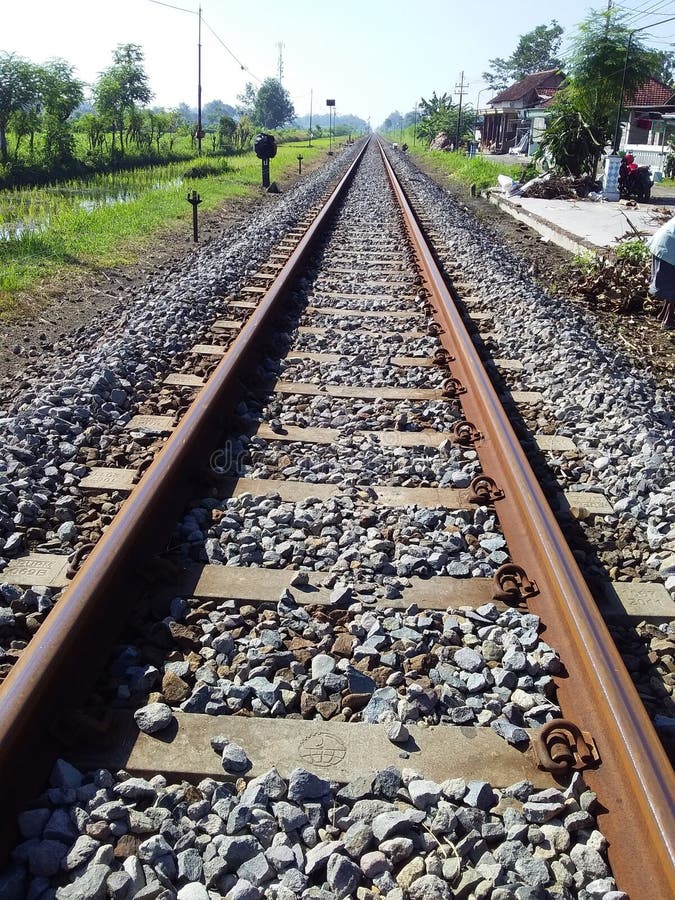 Train road at my village stock photo. Image of village - 271492440