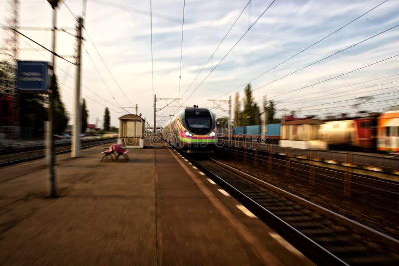 Train in Romania editorial photo. Image of romania, station - 57215181