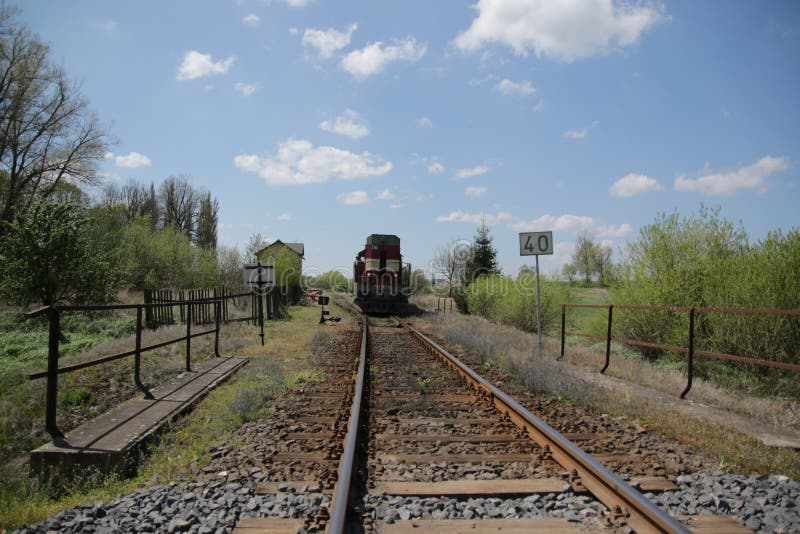 Train Running on Railways Track Editorial Image - Image of travel ...