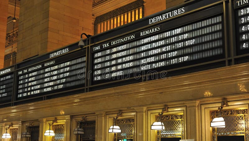 Train Schedule Board Editorial Photography - Image: 17883137