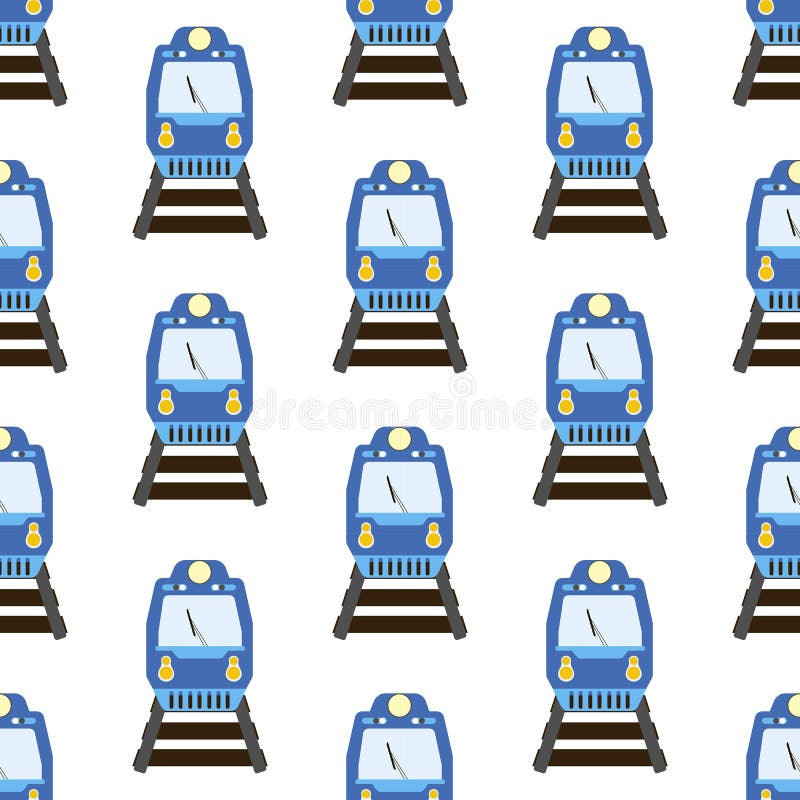 Train seamless pattern stock vector. Illustration of tram - 94218468