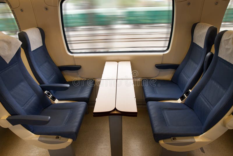 Train Seats stock image. Image of moving, motion, travel - 58457989