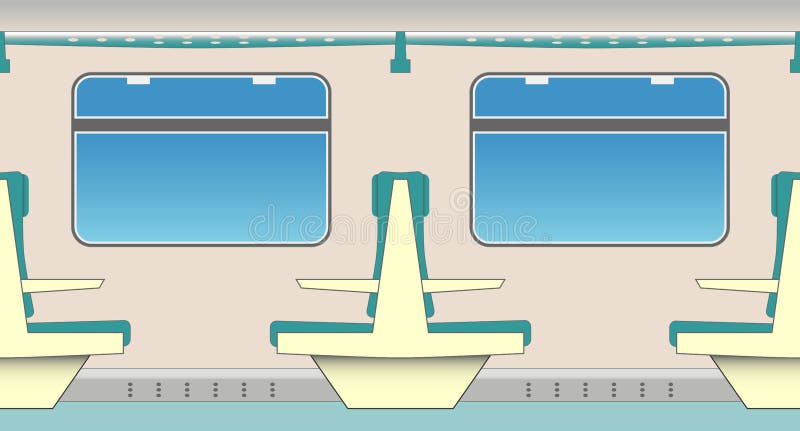 Train Seats stock vector. Illustration of travel, indoor - 49762474