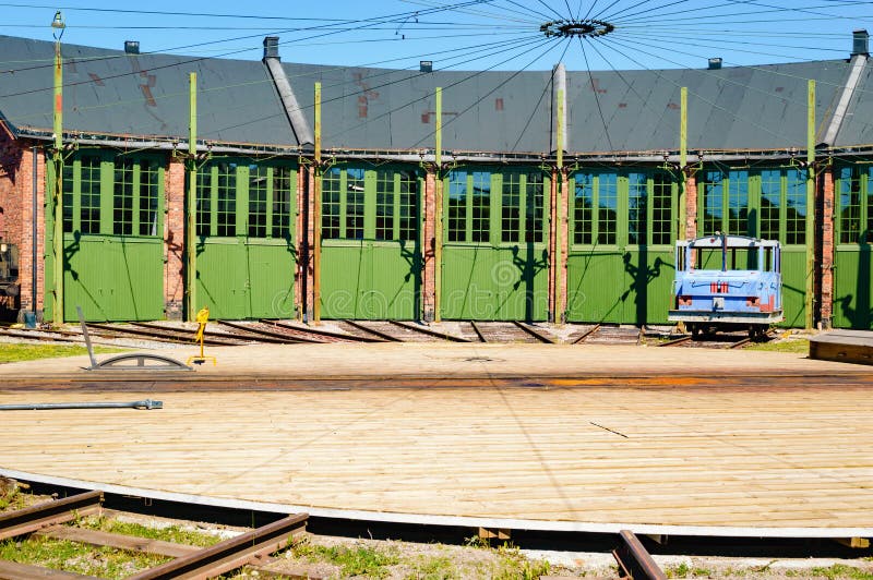 Train service depot stock image. Image of building, portal - 57164903
