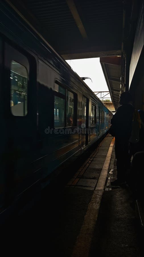 Train and shadow stock image. Image of station, train - 261748017