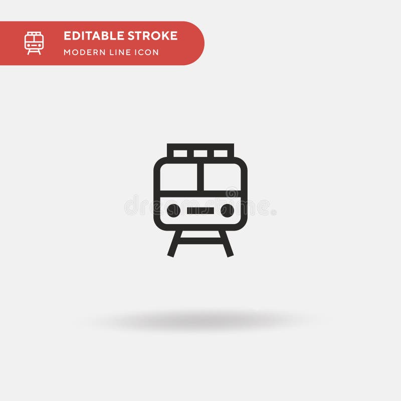Train Simple Vector Icon. Illustration Symbol Design Template for Web ...