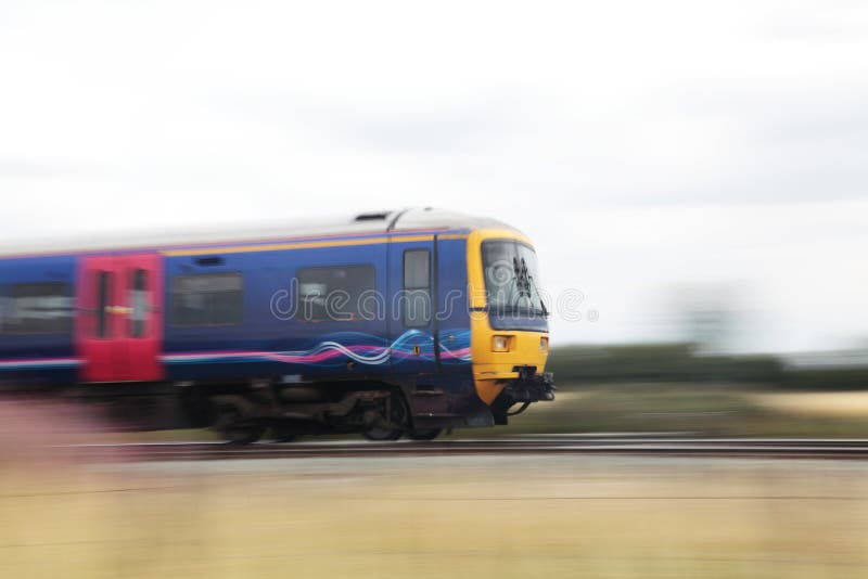 Train at speed stock image. Image of space, fast, blur - 16573237