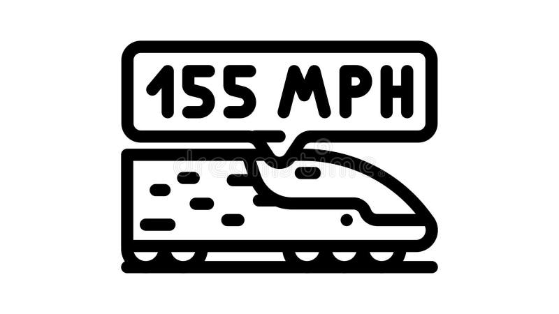 Steam Train Line Icon Animation Stock Video - Video of equipment ...