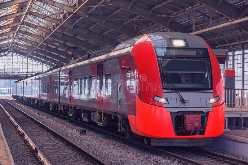 Train Stands by the Platform Stock Photo - Image of transport, tourism ...
