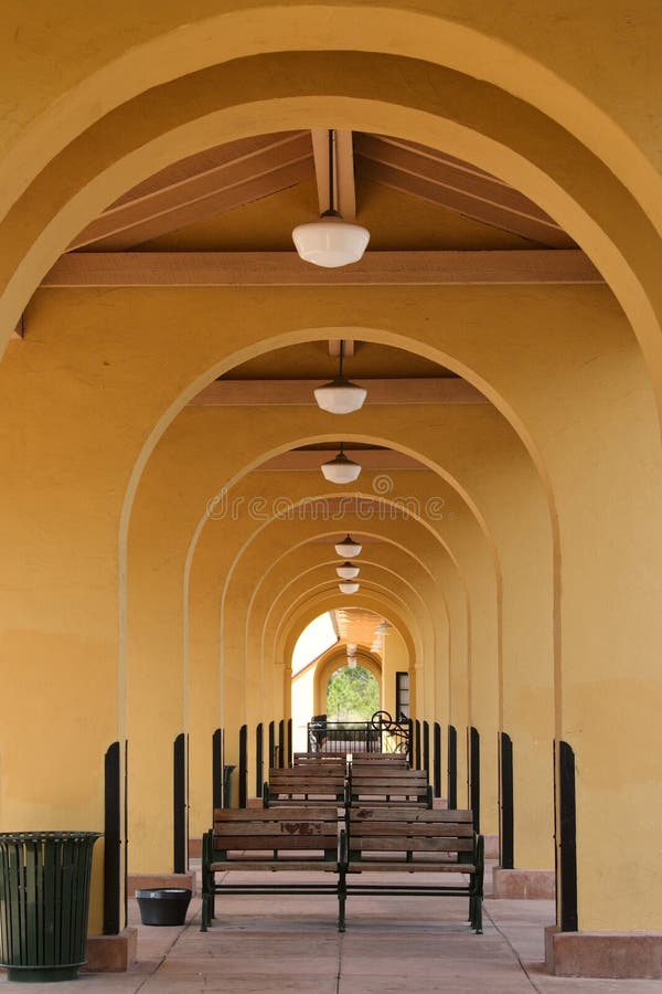 Train Station stock photo. Image of seating, pews, benches - 3658398