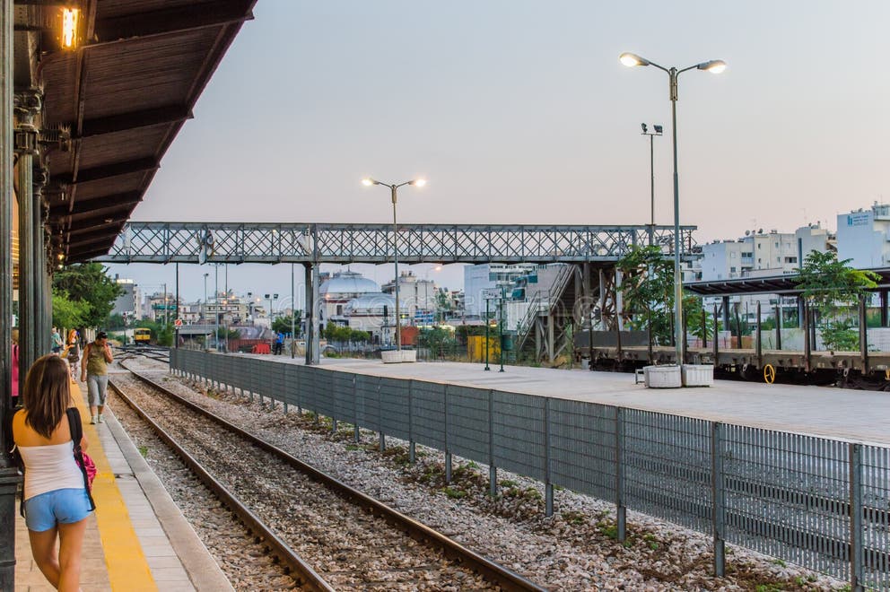 Train station athens editorial image. Image of metal - 43298950