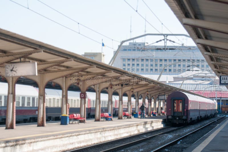 Bucharest Train Station editorial stock image. Image of central - 50246854
