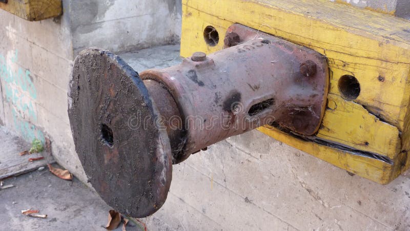 A Train Station Buffer Stop Stock Image - Image of bumping, train ...