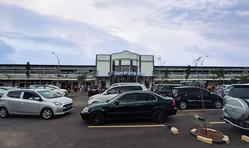 The Train Station in the City of Semarang, Central Java Editorial Image ...