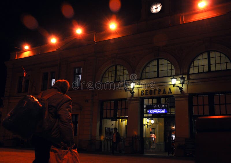 Train Station in Eastern Europe Editorial Image - Image of entering ...