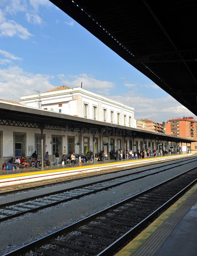 Train Station of Granada, Spain Editorial Photo - Image of remote ...