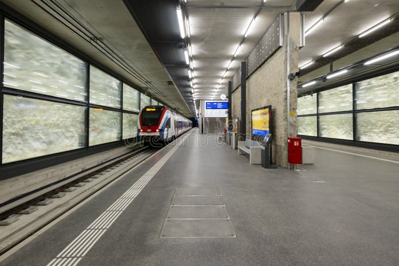 Geneva a Station of the Leman Express Editorial Photo - Image of ...