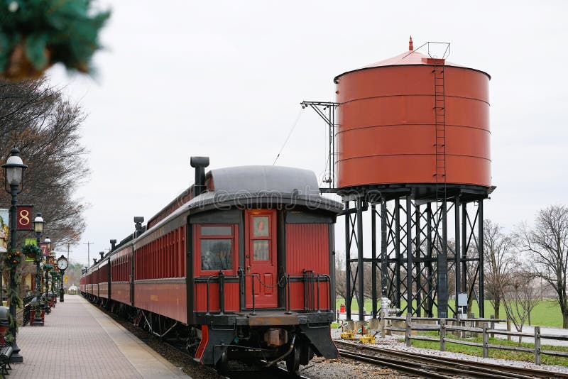 A Train Station Located in Lancaster County Pennsylvania Stock Image ...