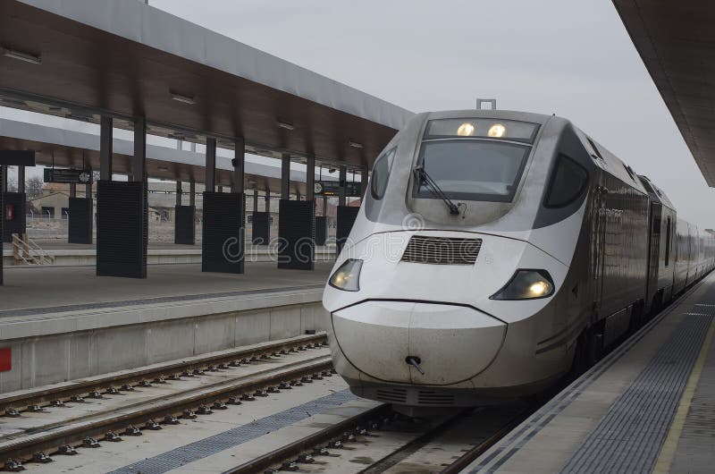 Spanish Highspeed Train AVE Editorial Photo - Image of travel, station ...