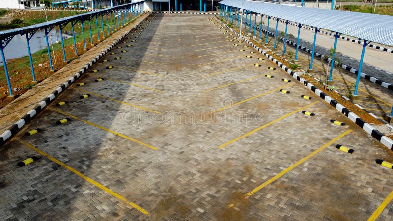 Train Station and Passenger-only Parking Area Stock Image - Image of ...