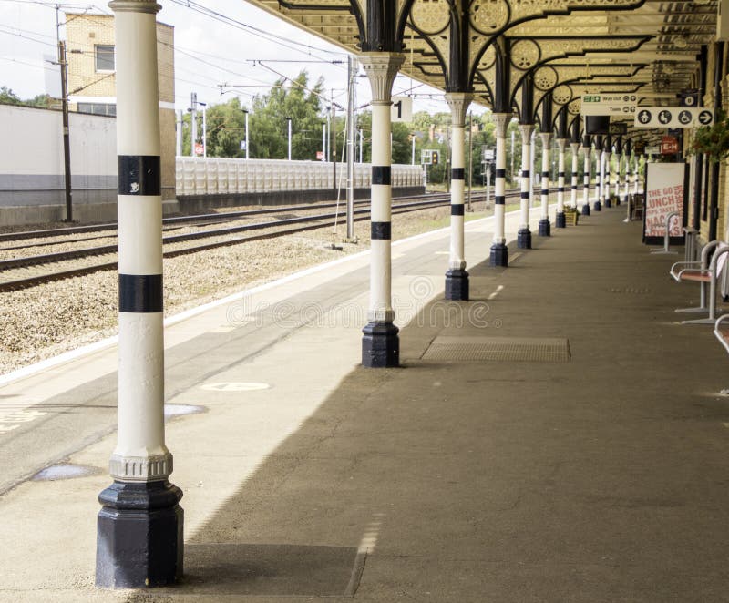 Train Station Platform stock photo. Image of closed - 157204784
