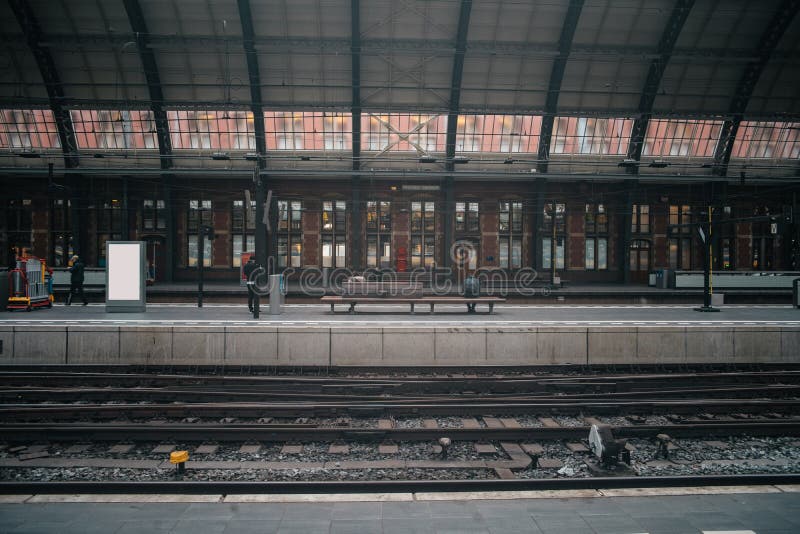 Train station platform stock image. Image of clouds - 144962145