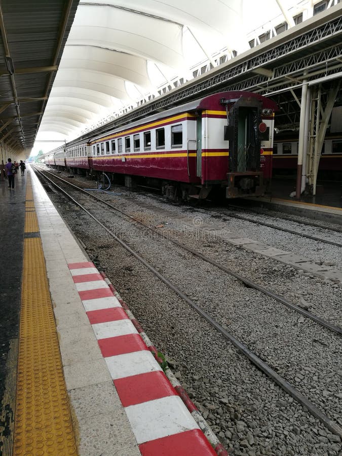 Train station stock image. Image of road, train, park - 77854843