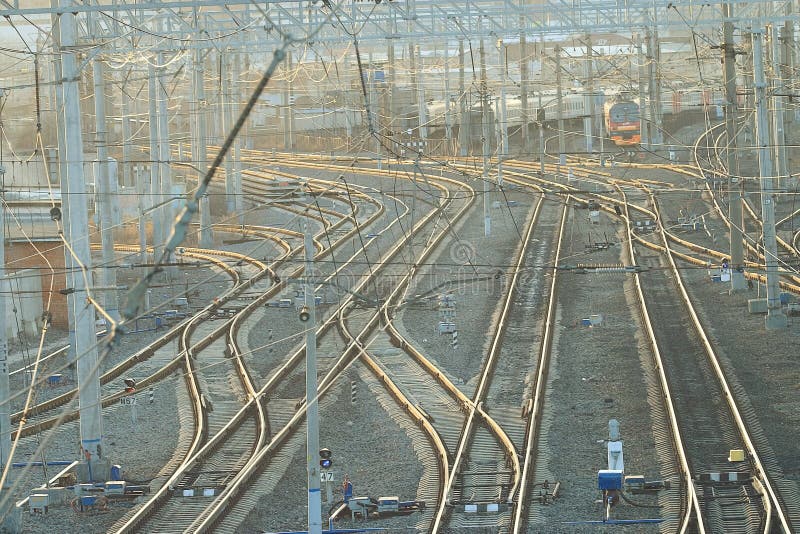 Train station stock photo. Image of outdoor, path, direction - 55362094