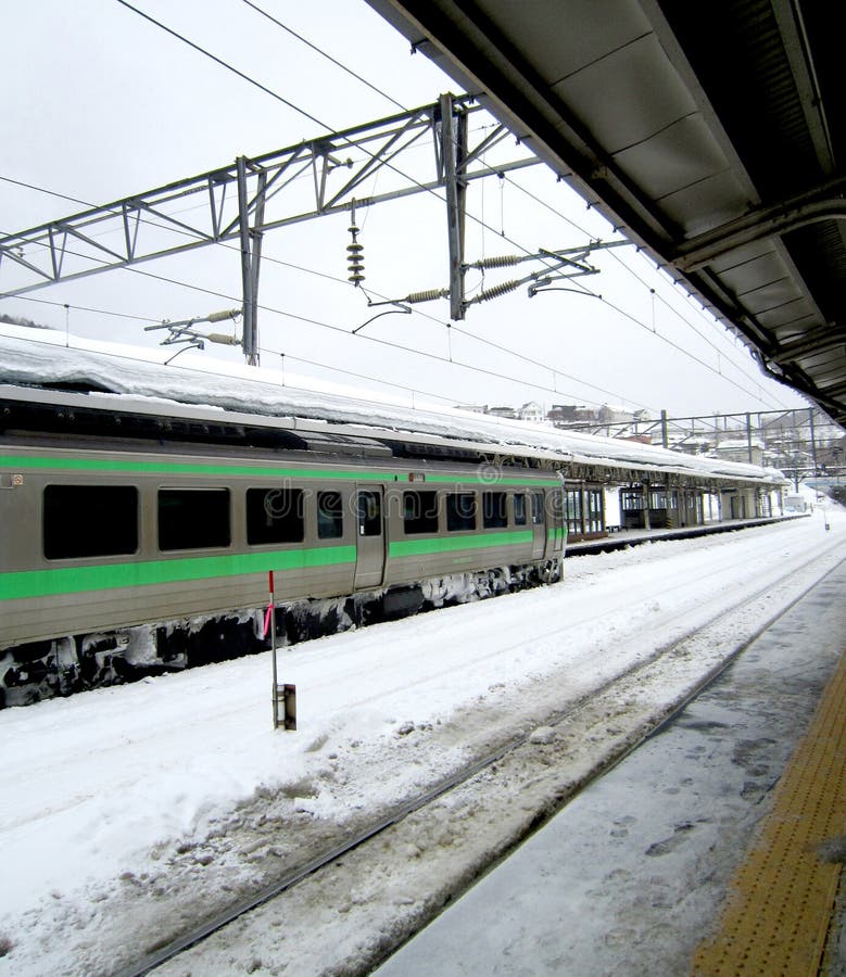 646 Train Station Snow Japan Stock Photos - Free & Royalty-Free Stock ...