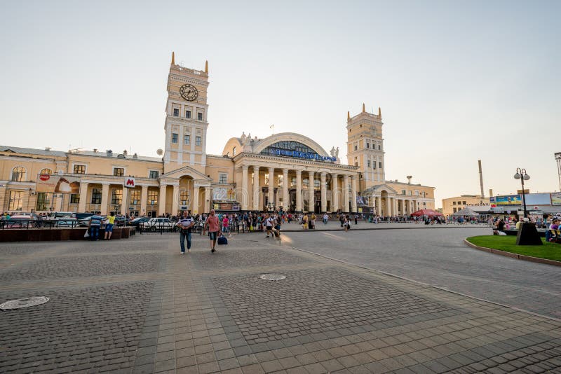 Train Station editorial stock image. Image of blue, architecture - 52600264